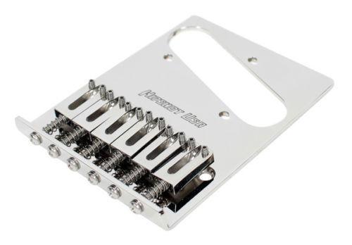 Shop Hipshot Tele Retrofit Bridge 4 Hole With 6 Saddles Online