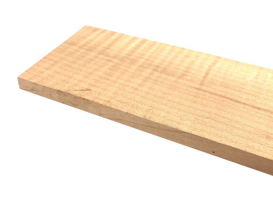 Shop Solo Pro Curly Maple Grade AA Blank Unslotted Fingerboard Online