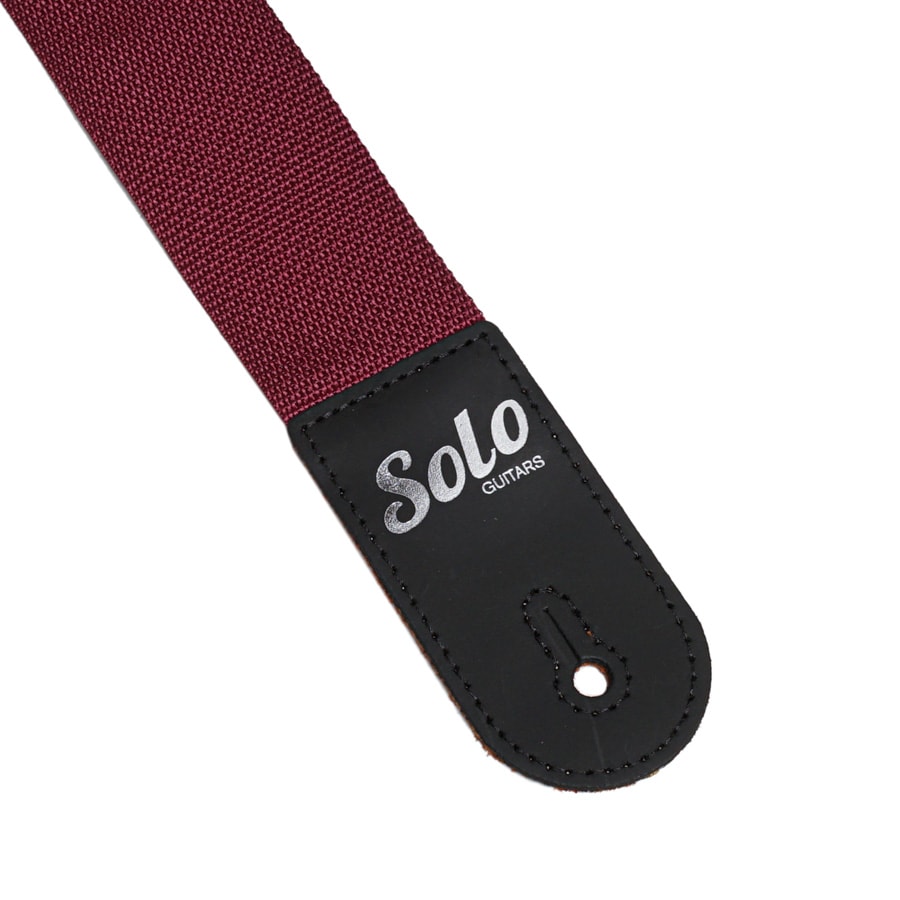 Shop Solo 2" Burgundy Poly Strap With Logo Online