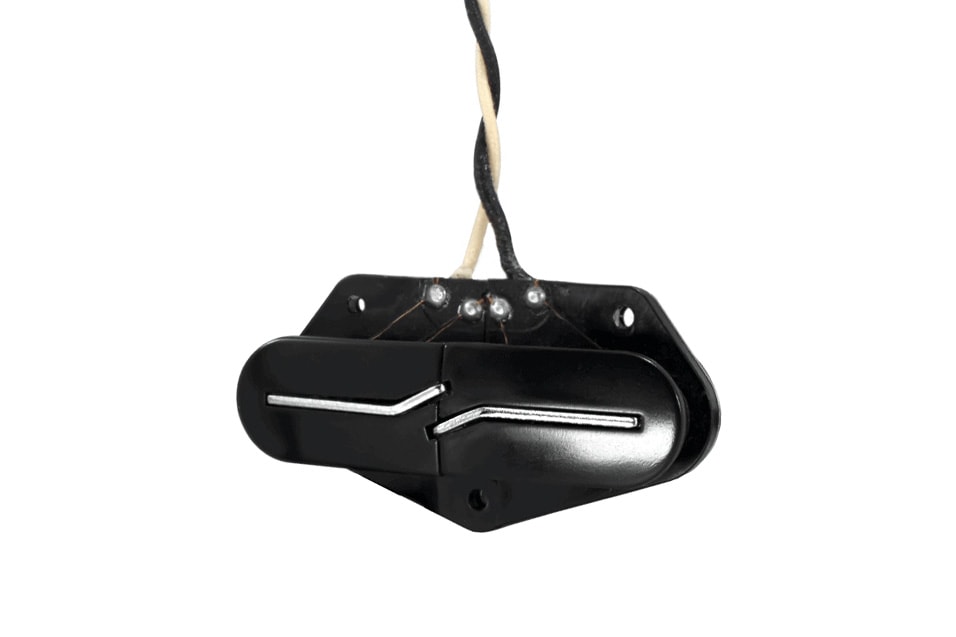 Shop Fralin Split Blade Tele Bridge Pickup - Black Online