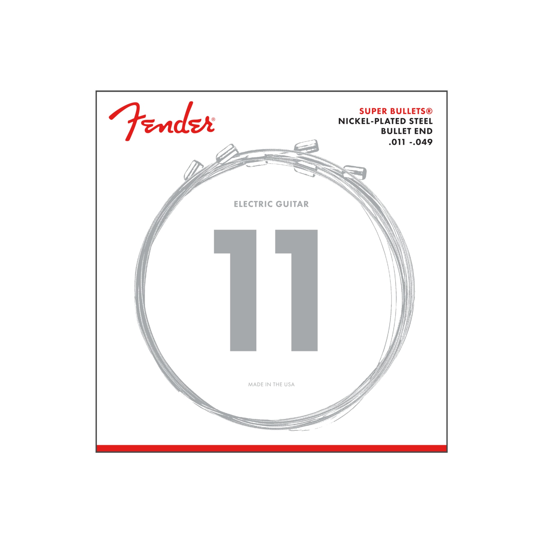 Fender 3250M Super Bullets Nickel Steel 11-49 Strings