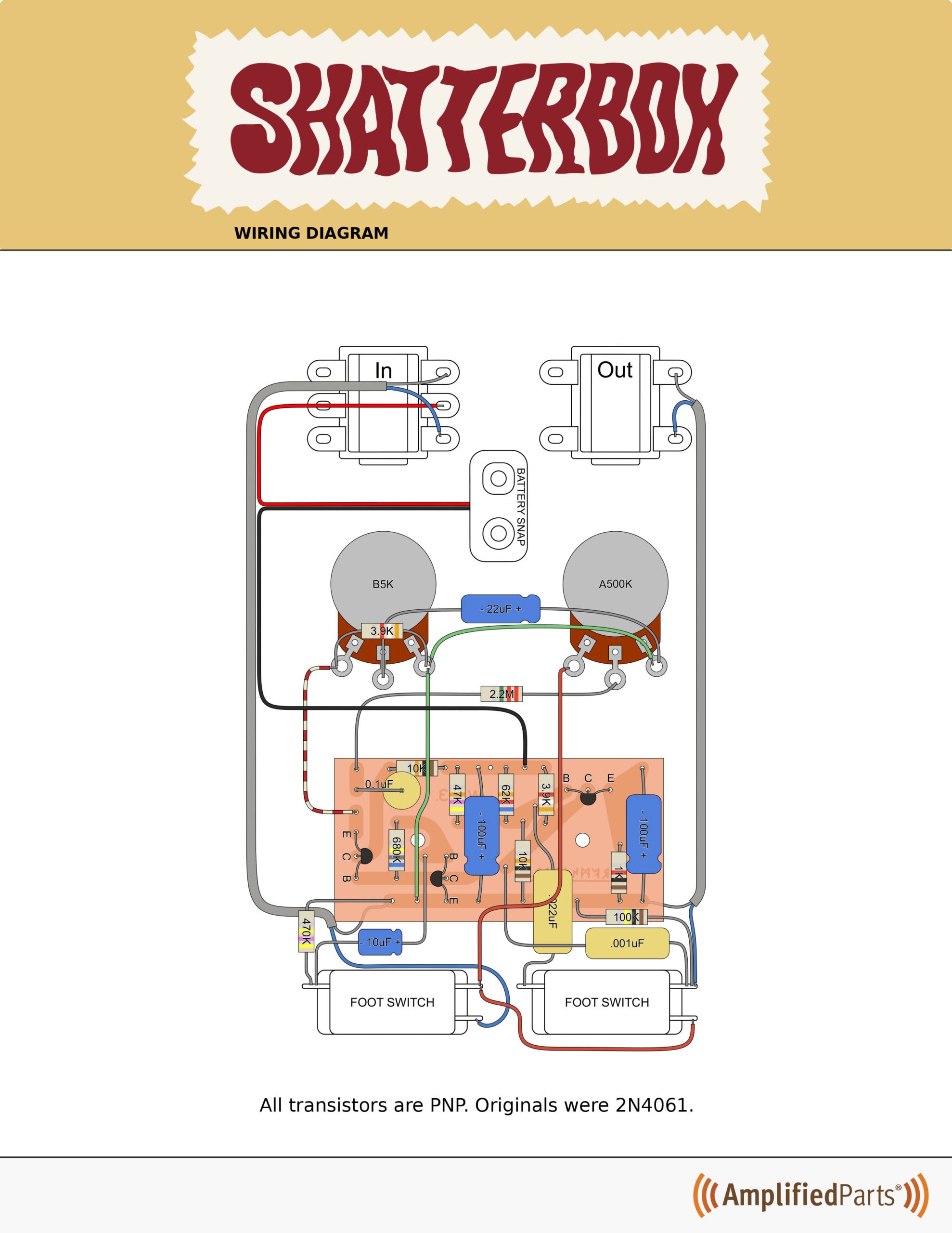 Shop PCB Vintage Style Shatterbox Fuzz Circuit Board Online