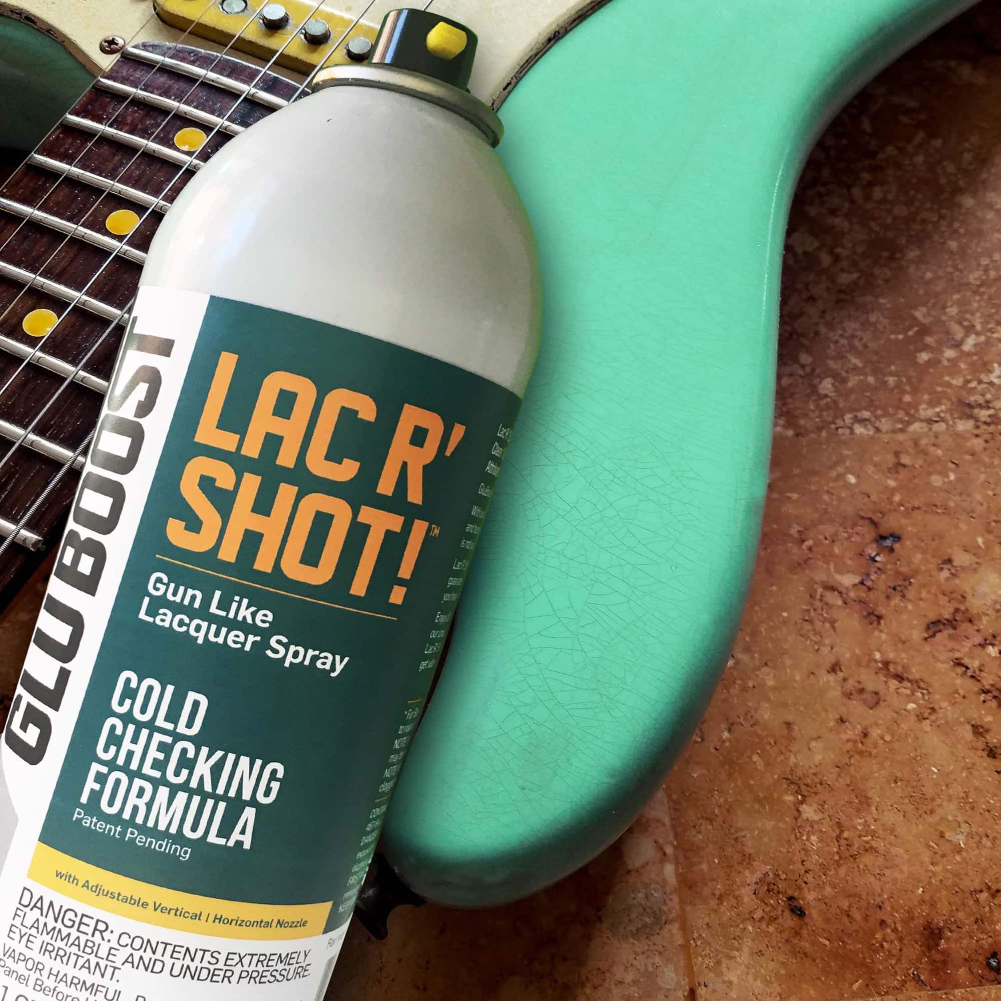 GluBoost Lac R’ Shot! Cold Checking Lacquer Aerosol Spray