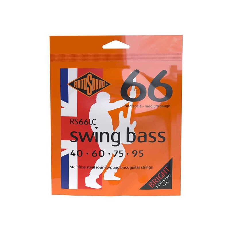 Rotosound RS66LD Swing Bass 66 Stainless 4-String Set 45-105