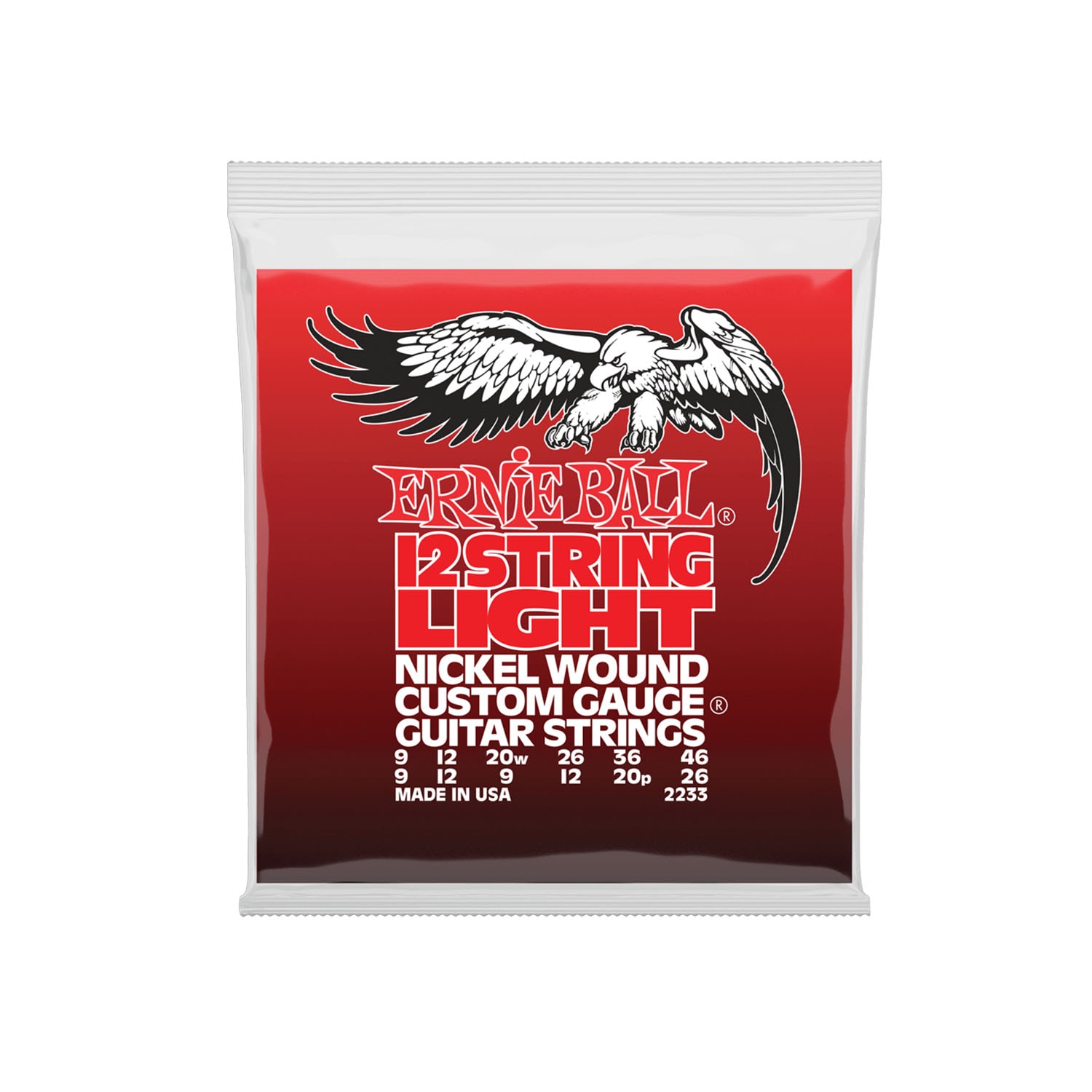 Ernie Ball 2233 12-String Electric Guitar Strings, 9-46